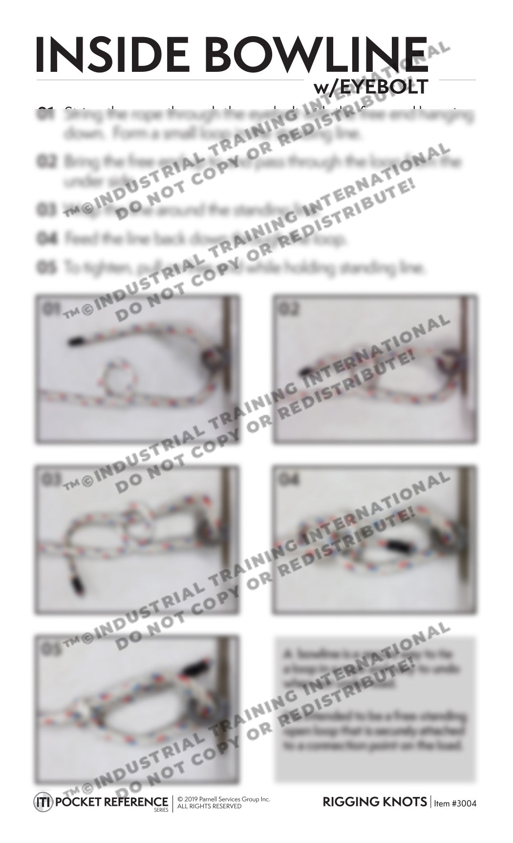 Rigging Knots Pocket Reference – ITI Bookstore