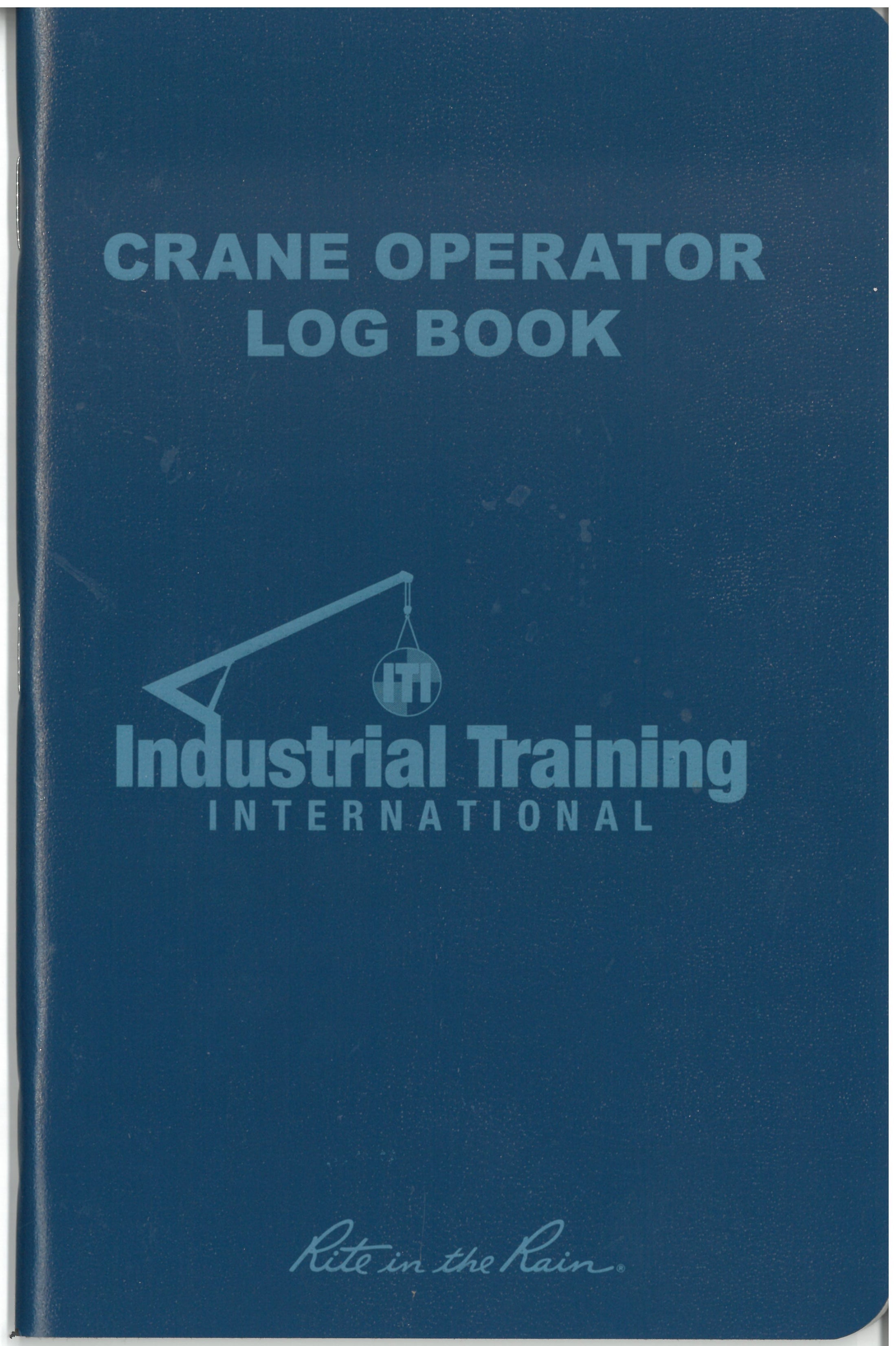 Crane Operator Log Book – ITI Bookstore