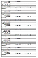 Crane Operator Log Book – ITI Bookstore