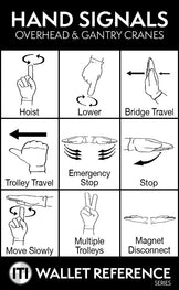 Overhead & Gantry Crane Hand Signal Cards (Wallet Size) – ITI Bookstore