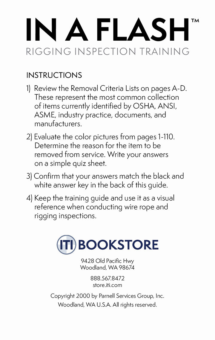 Books – tagged "Book Rigging" – ITI Bookstore