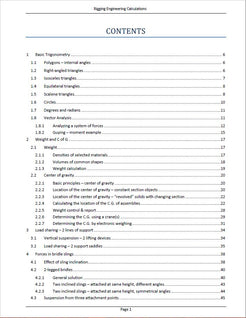 Rigging Engineering Calculations – ITI Bookstore