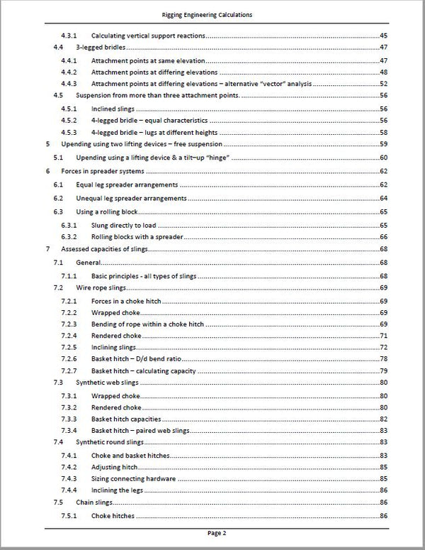 Rigging Engineering Calculations – ITI Bookstore